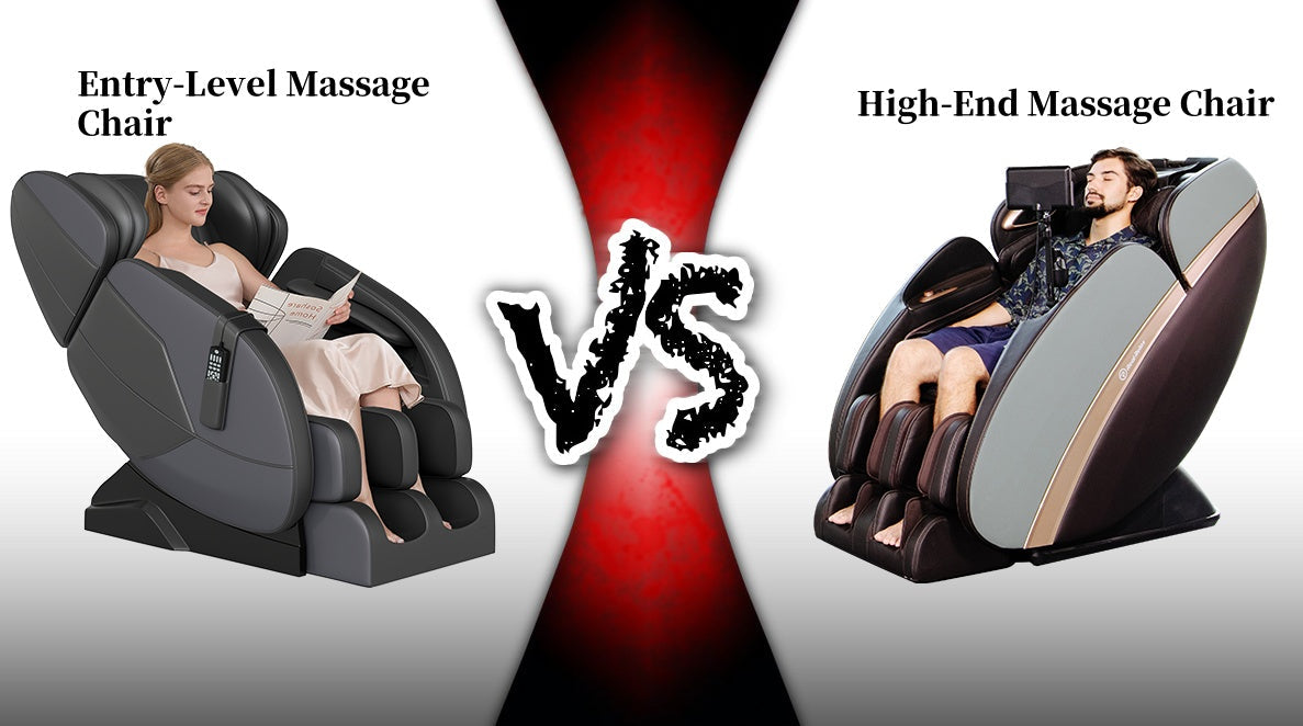 High-End Massage Chair vs Entry-Level Massage Chair – Real Relax