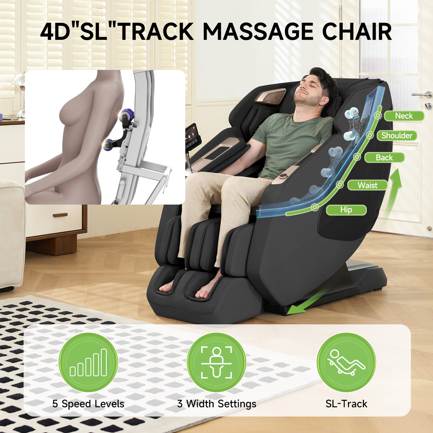 Real Relax Massage Chair | Best Zero Gravity Massage Chairs for Home